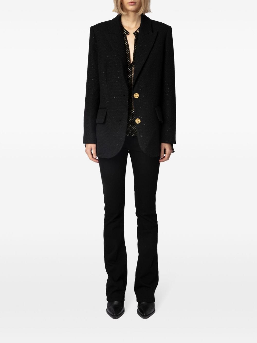 ZADIG&VOLTAIRE Zadig&Voltaire Single-Breasted Tweed Blazer