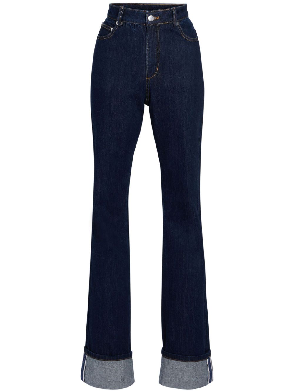 Joe'S High Rise Solid Flared Jeans In White 64% Off Editorialist - Main Image