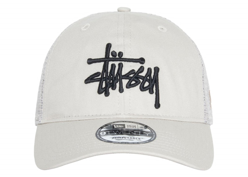 StüSsy New Era 9twenty Basic Trucker - Stone | Editorialist