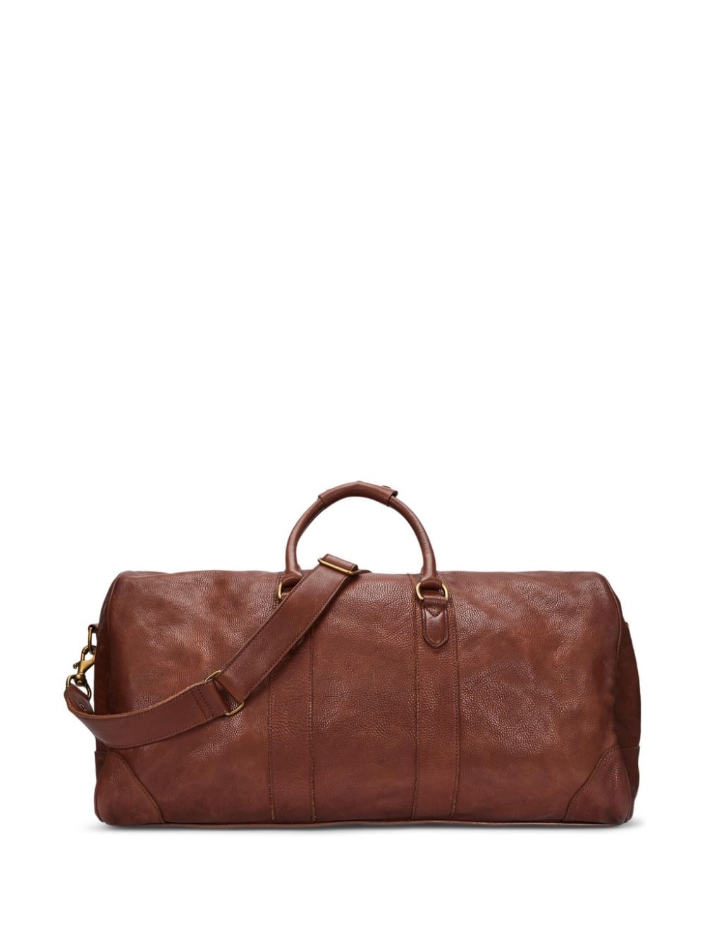 Polo Ralph Lauren Heritage Leather Duffel Bag - Brown | Editorialist