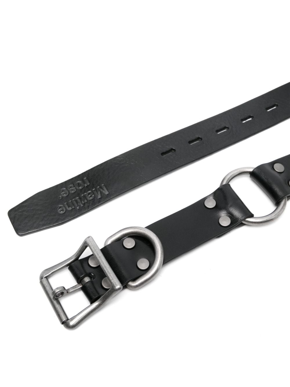 Martine Rose Sex Letter Belt - Black | Editorialist
