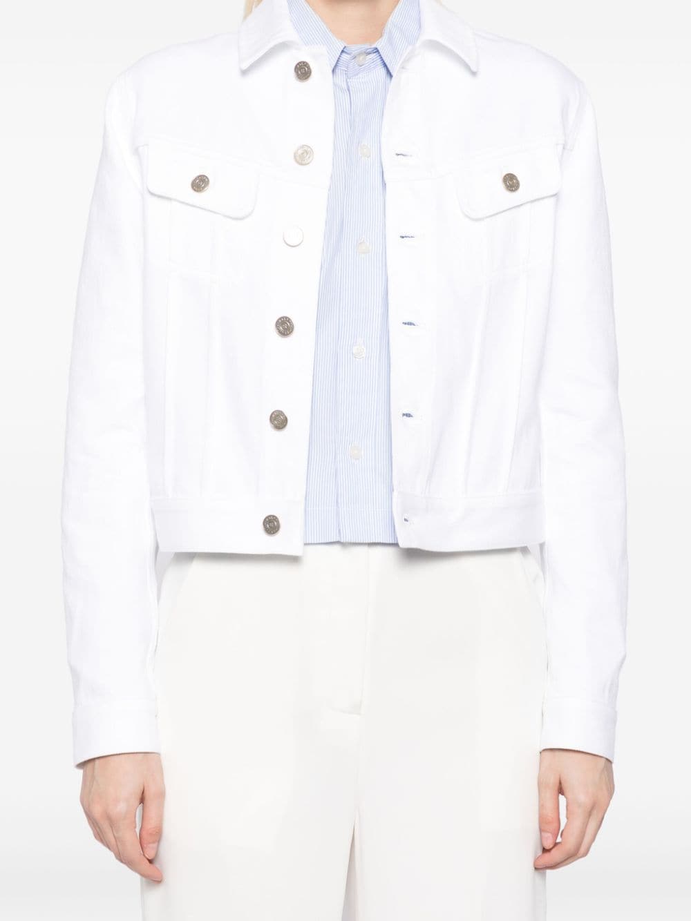 RALPH LAUREN Ralph Lauren Collection Cropped Denim Jacket