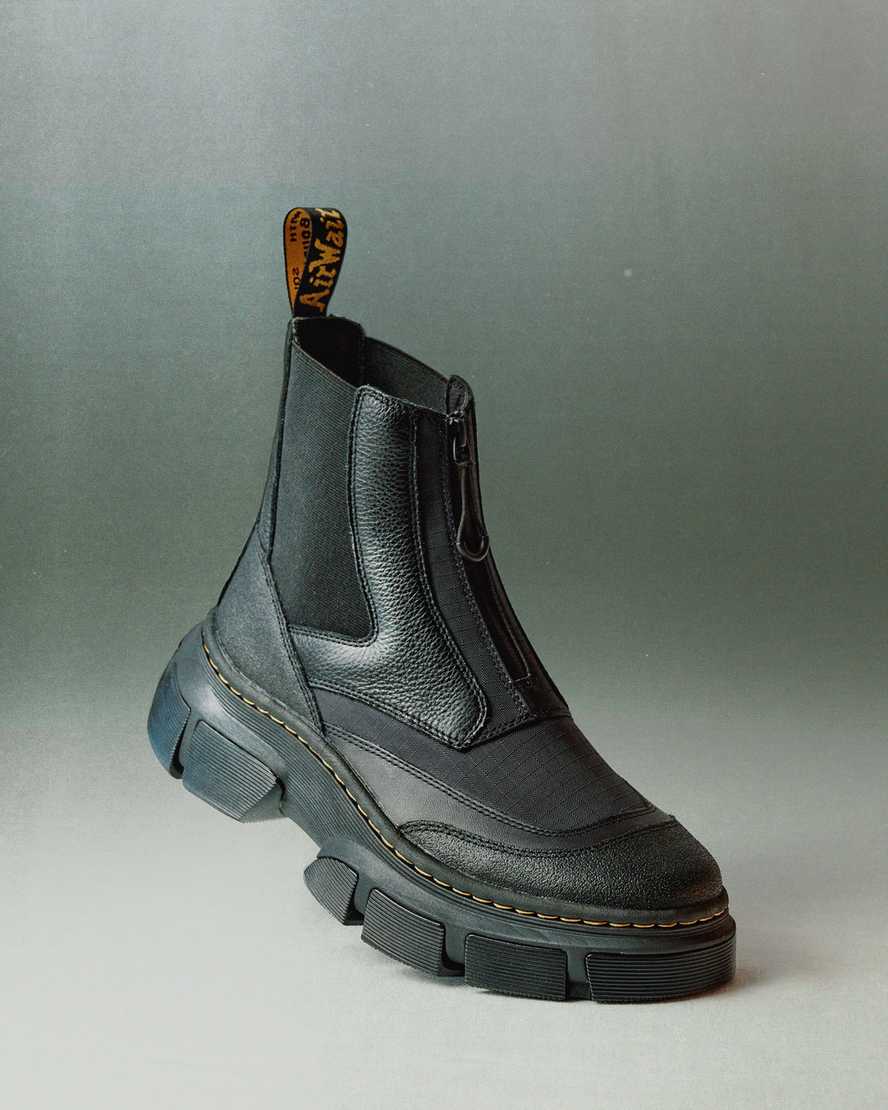 Dr. Martens 2976 Dmxl Platform Chelsea Boots In Black - 21% Off