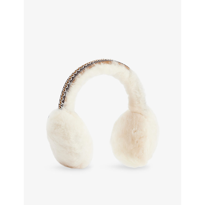Ugg Tasman Sheepskin Earmuffs In Chestnut - 30% Off  display picture 1