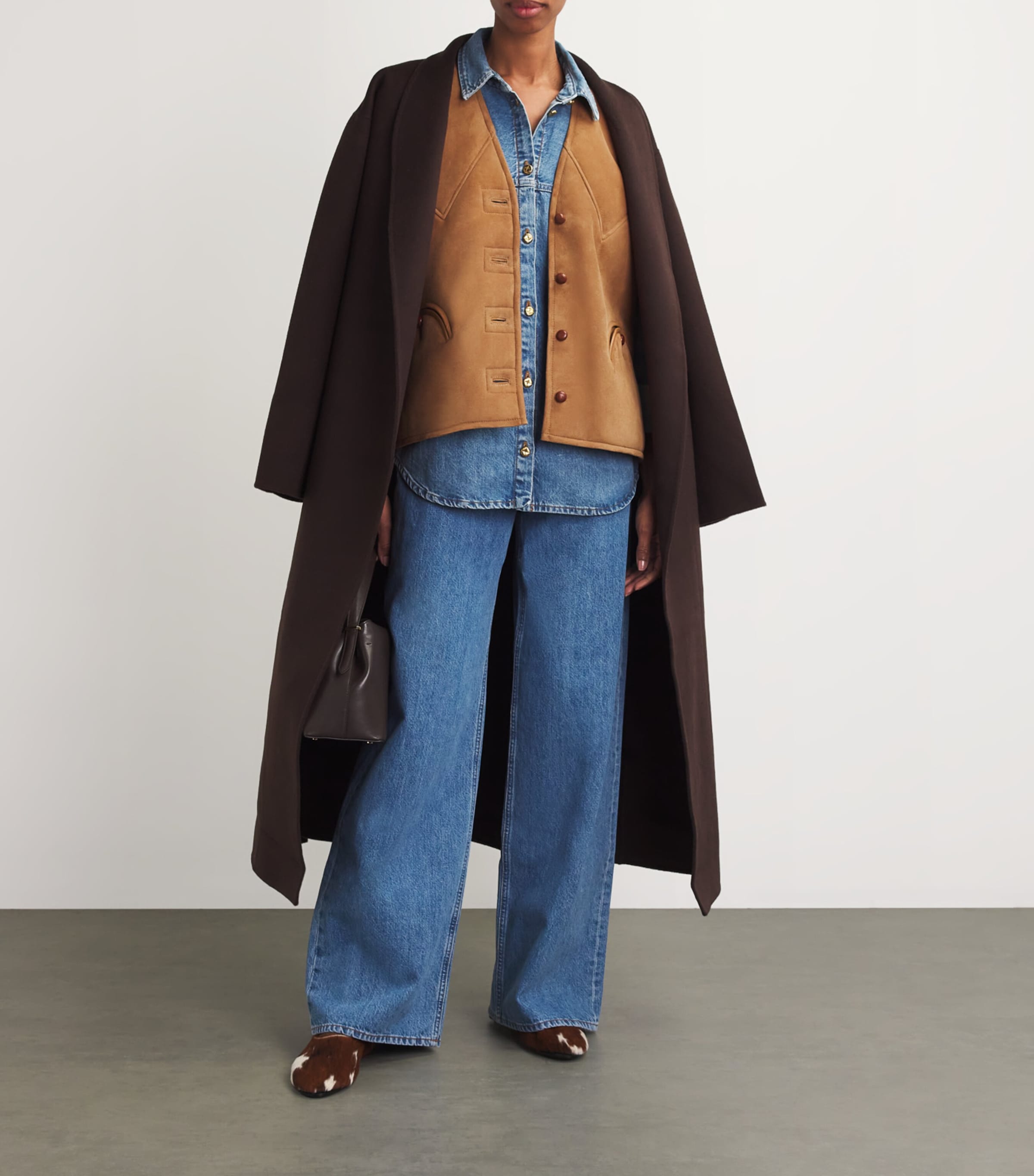 BLAZÉ MILANO Blazé Milano Shearling Tatoosh Gilet