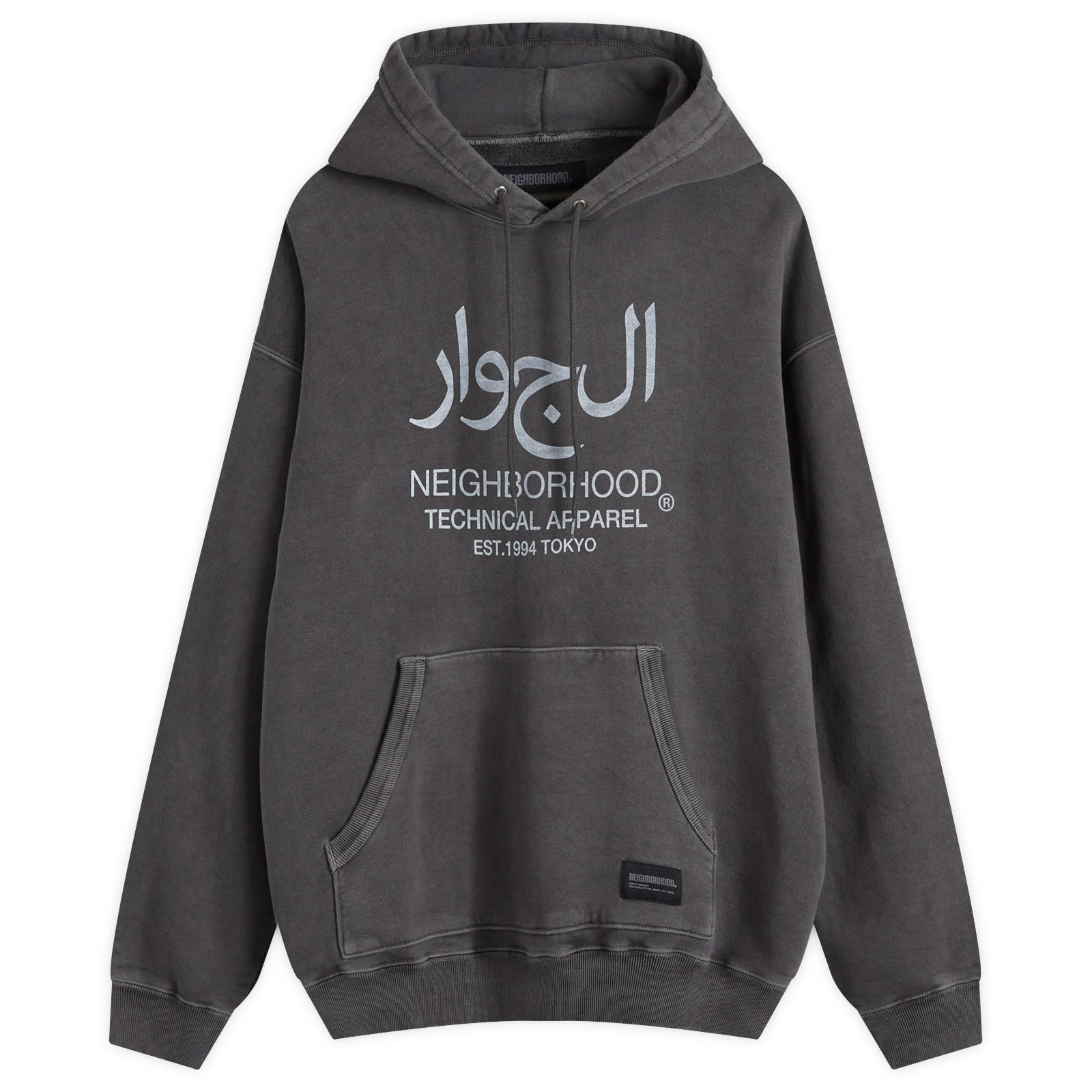 Neighborhood Pigment Dyed Hoodie In Black - 70% Off | Editorialist