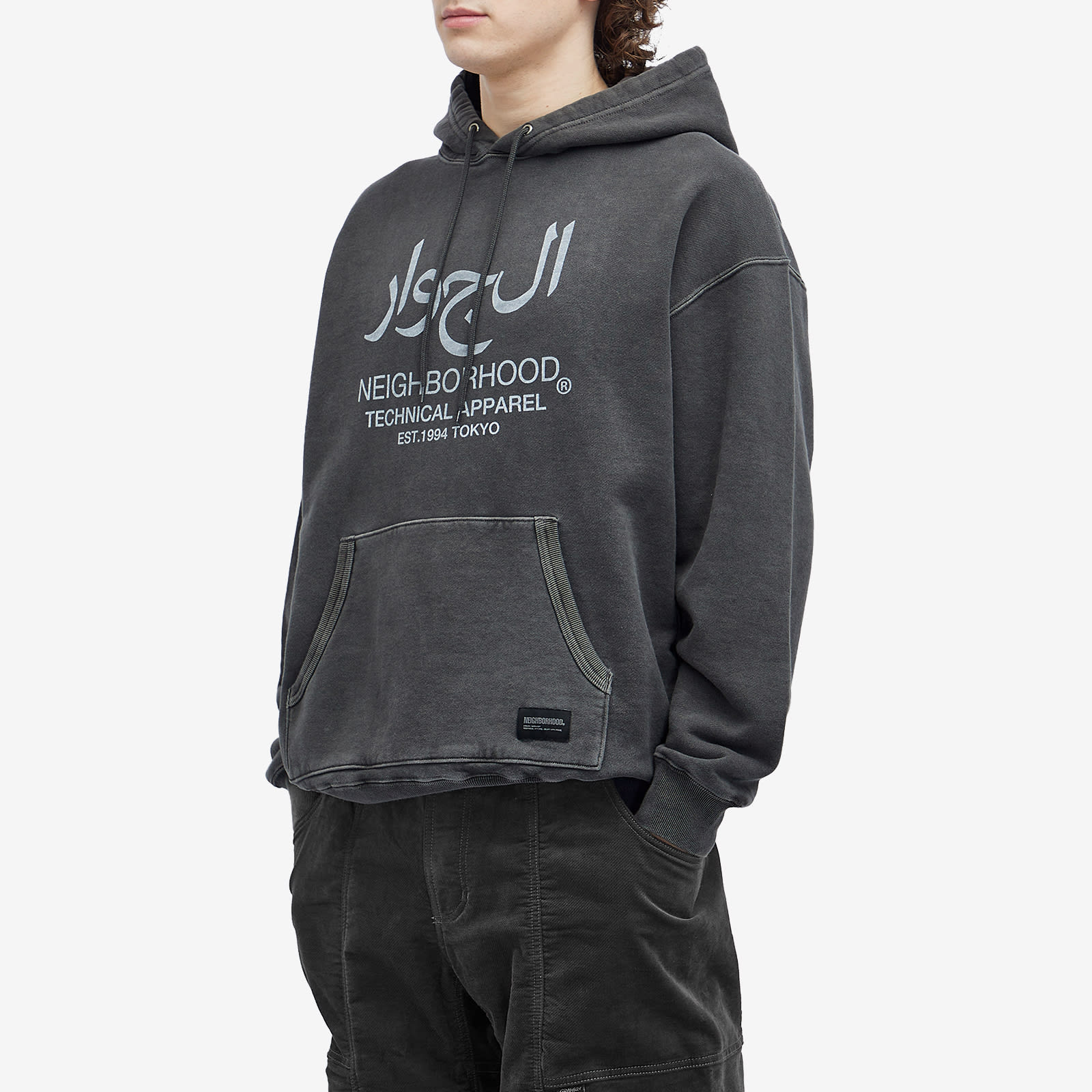 Neighborhood Pigment Dyed Hoodie In Black - 70% Off | Editorialist