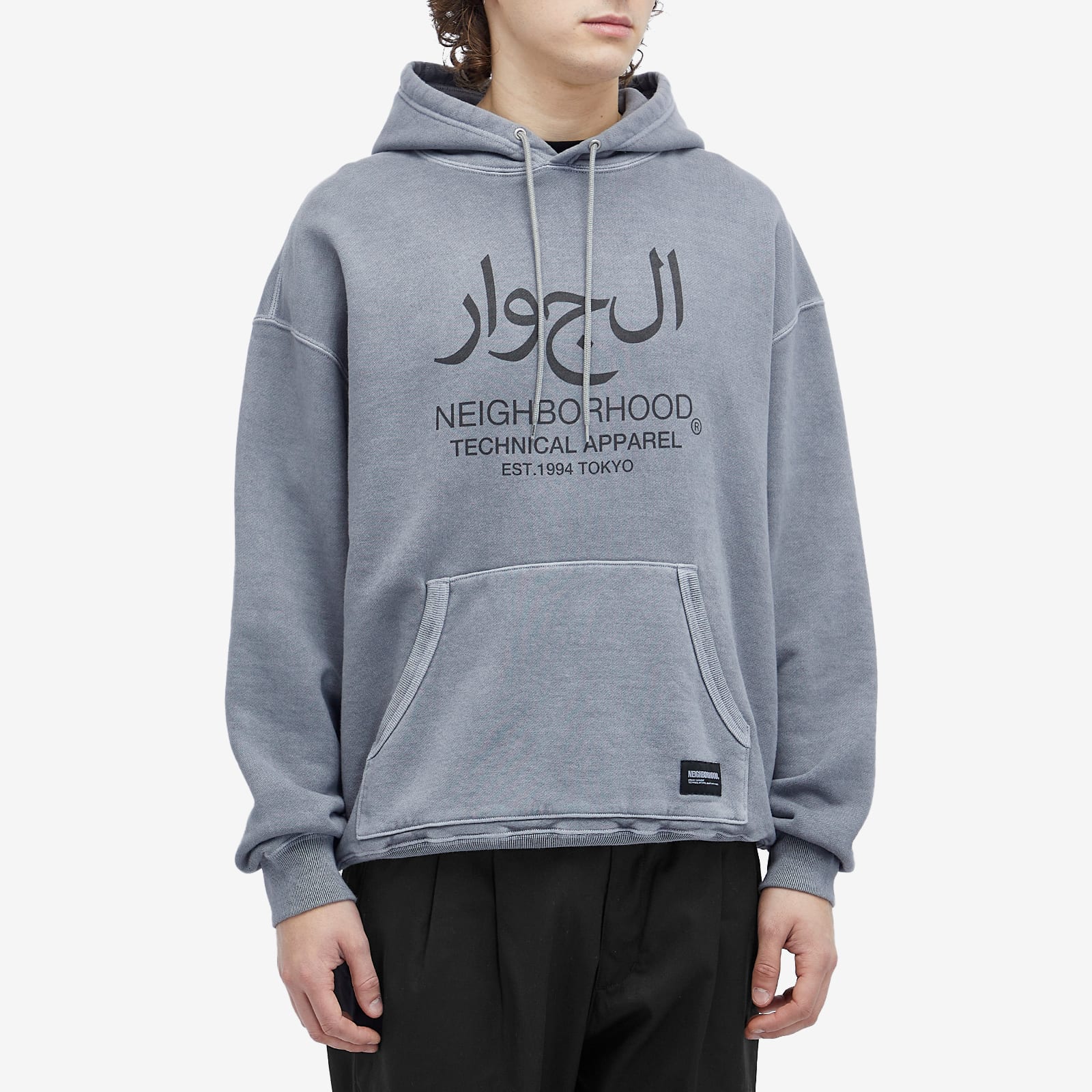 Neighborhood Pigment Dyed Hoodie In Grey - 40% Off | Editorialist