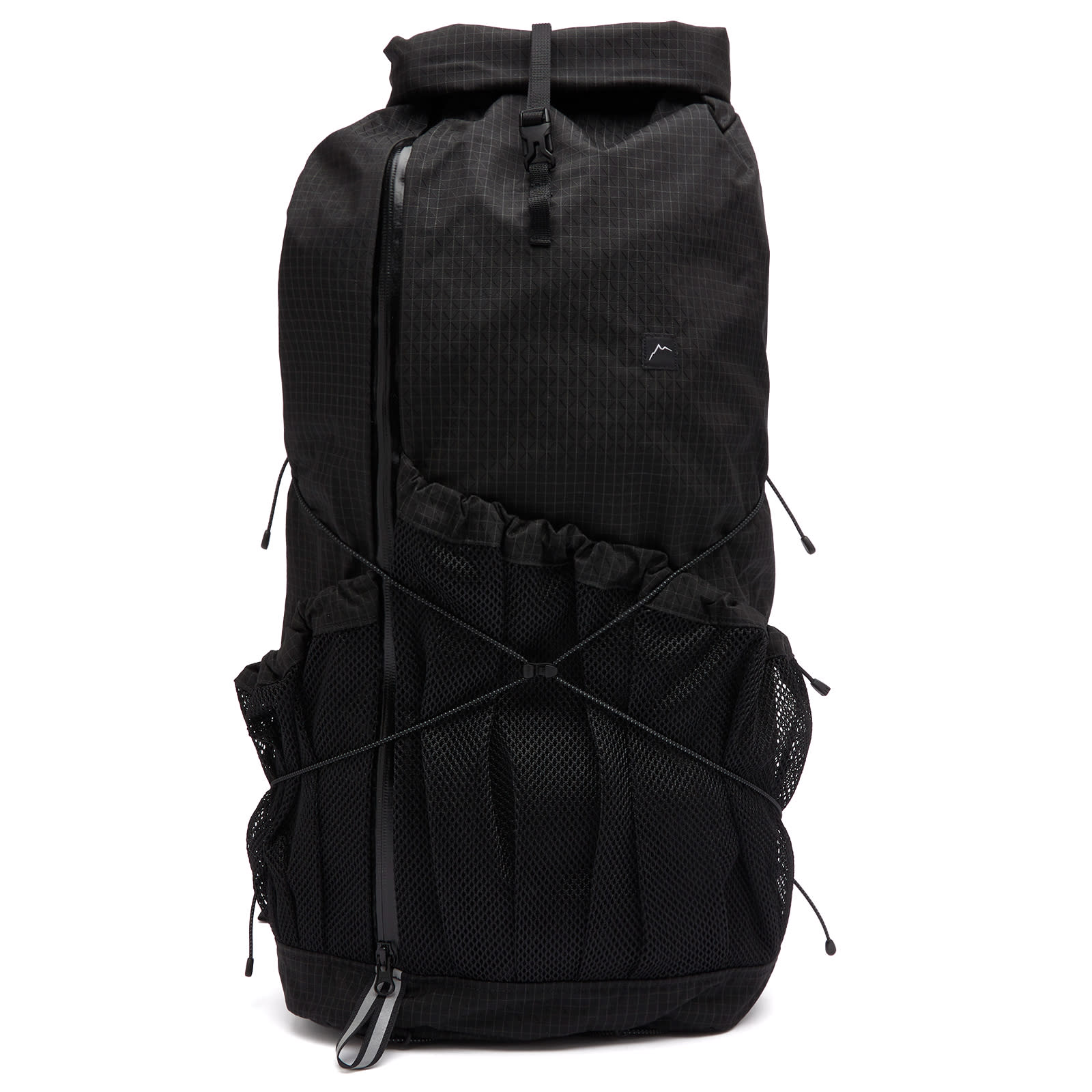 CAYL ケイル MARI Roll Top Black(B-Grid) Cayl Mari Roll Top B-Grid Backpack - Black | Editorialist