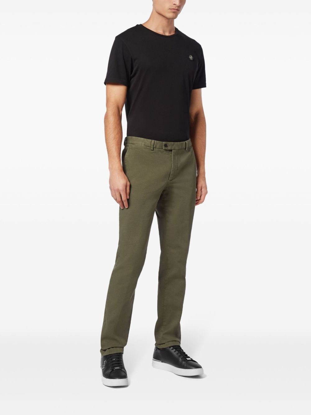 PHILIPP PLEIN straight-leg chinos