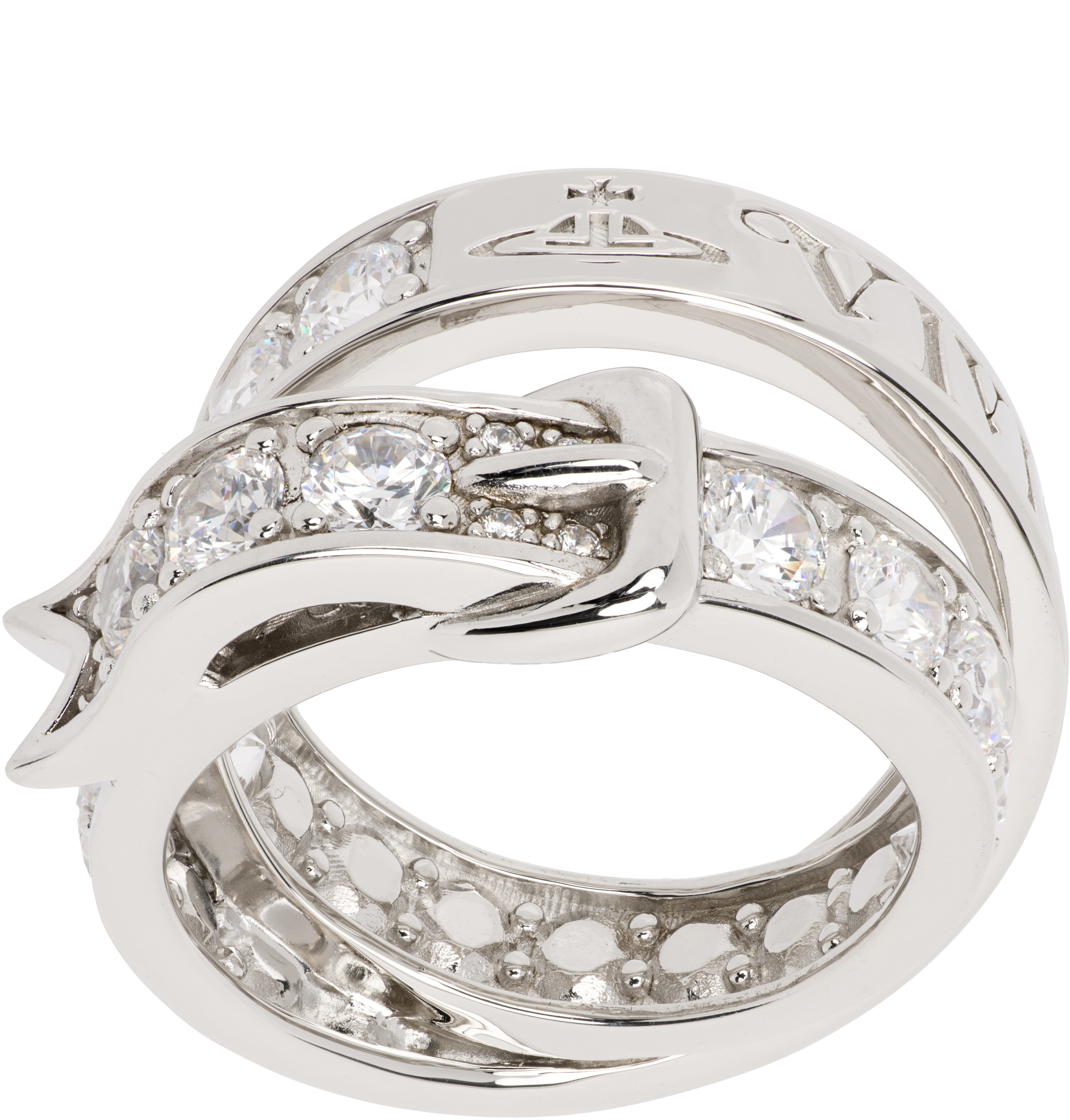 Vivienne Westwood Silver New Belt Ring - Ss23-P102 | Editorialist