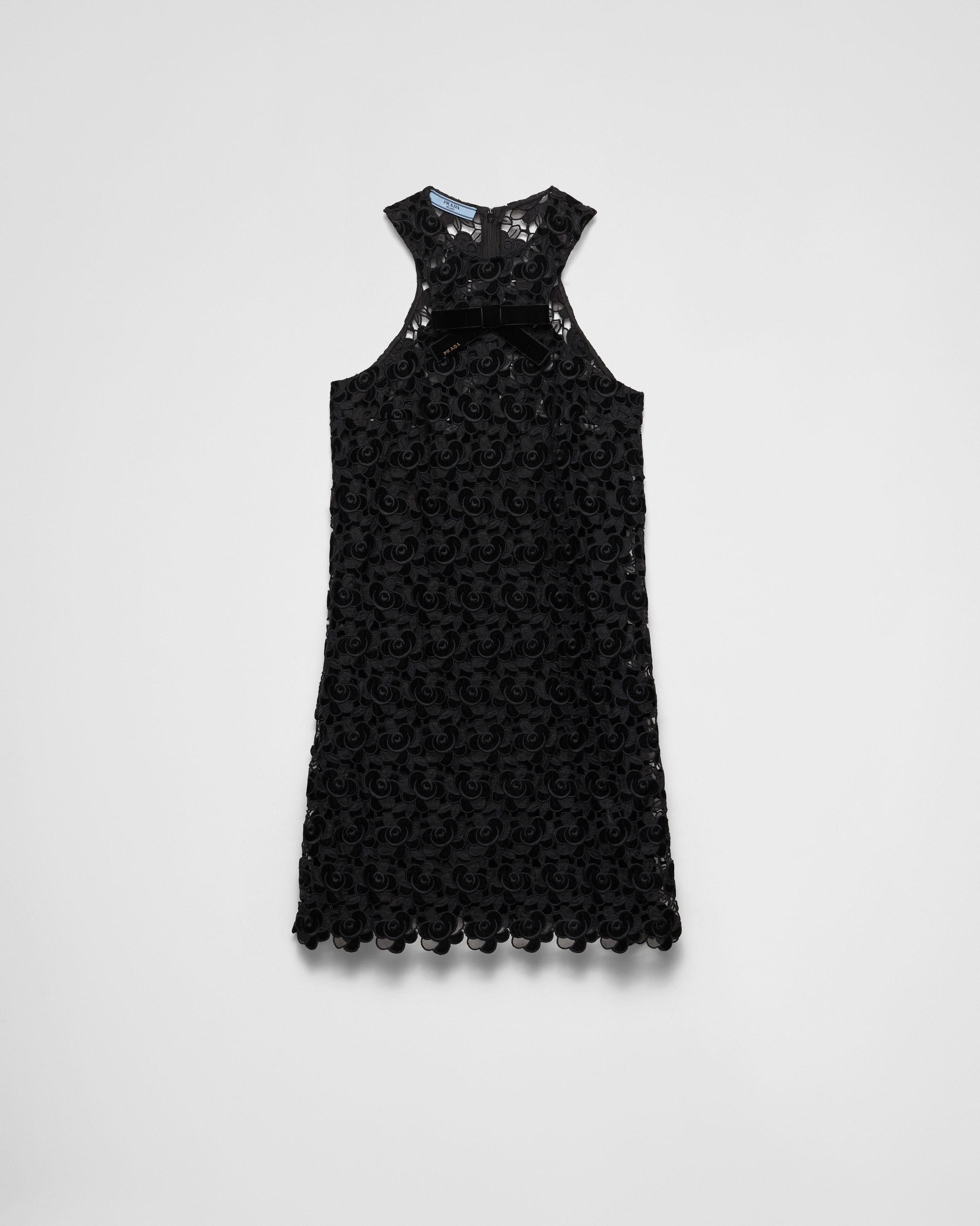 prada guipure lace dress Prada Guipure Lace Wool Dress w/ Tags - Grey Dresses, Clothing - PRA166577