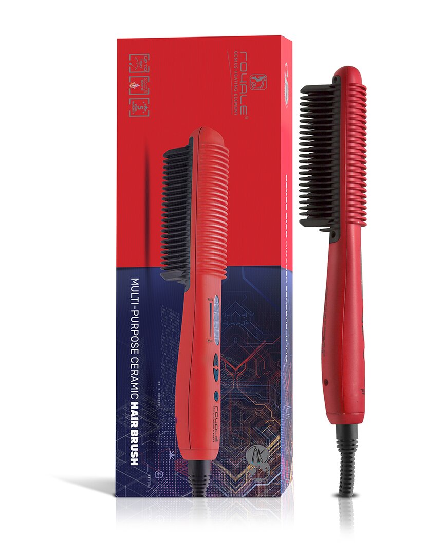 Royale Red Multipurpose Ceramic Hair Brush In Nocolor - 94  display picture 2