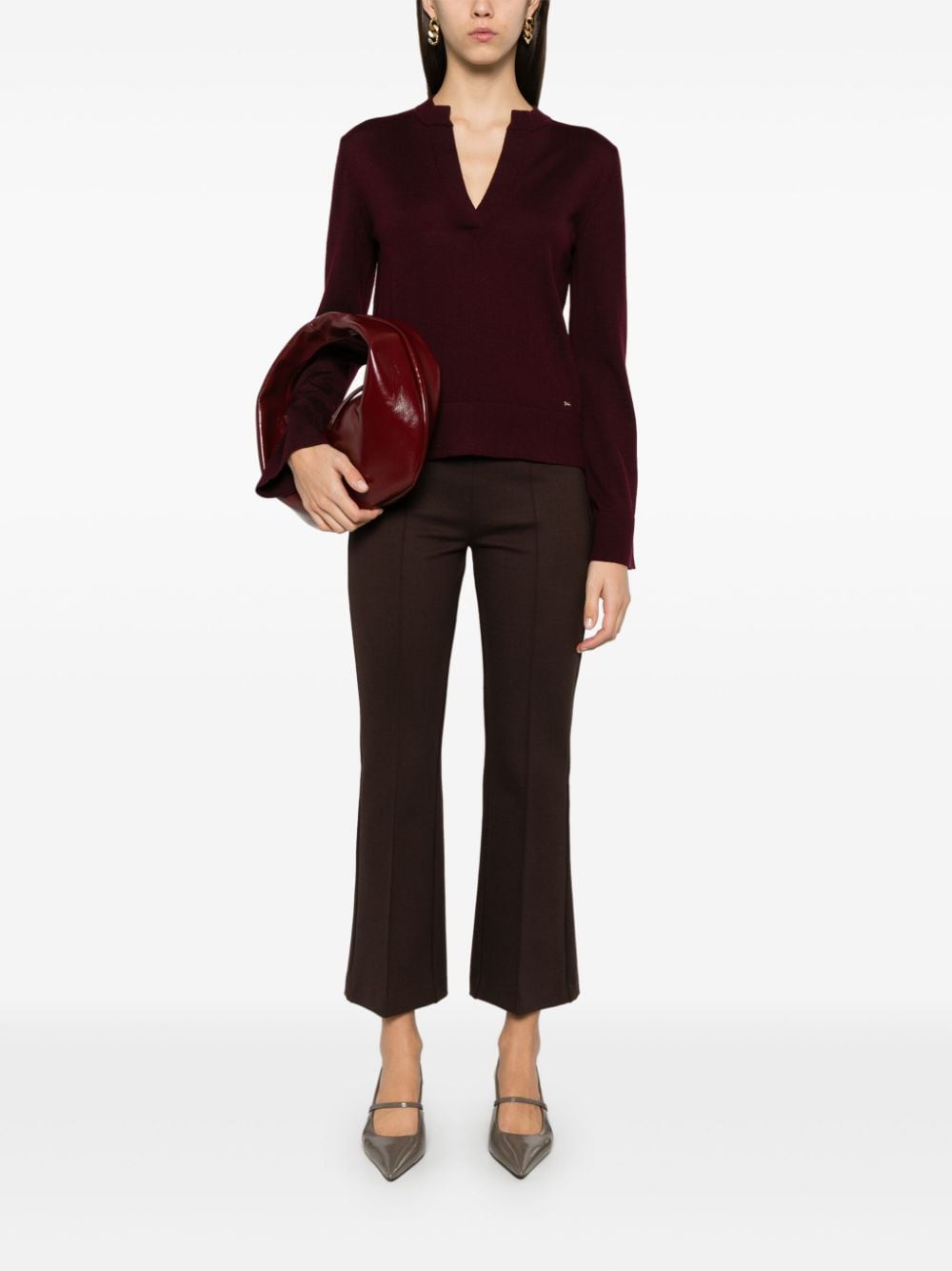 BLANCA VITA Blanca Vita Flared Trousers