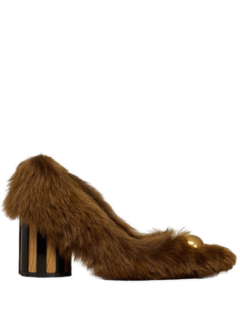 AMI 100mm Embellished Pointed Toe Heel