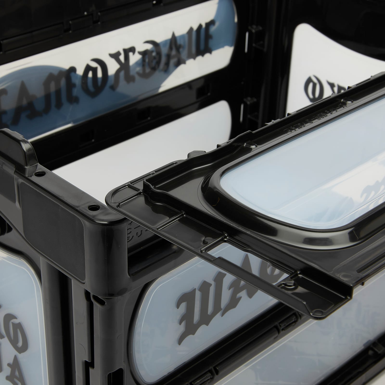 Wacko Maria Foldable Logo Container In Black - 30% Off | Editorialist