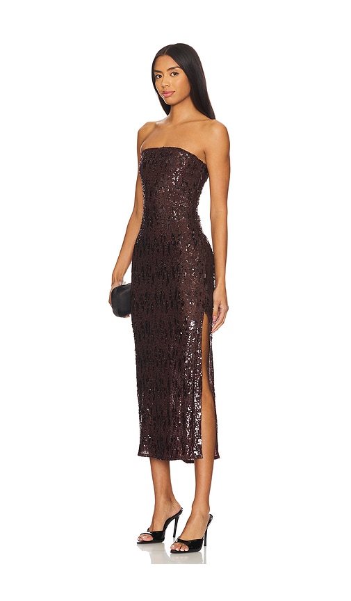Heartloom Elodie Dress in Brown - Size L