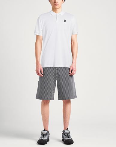 DSQUARED2 man polo shirt white size s cotton