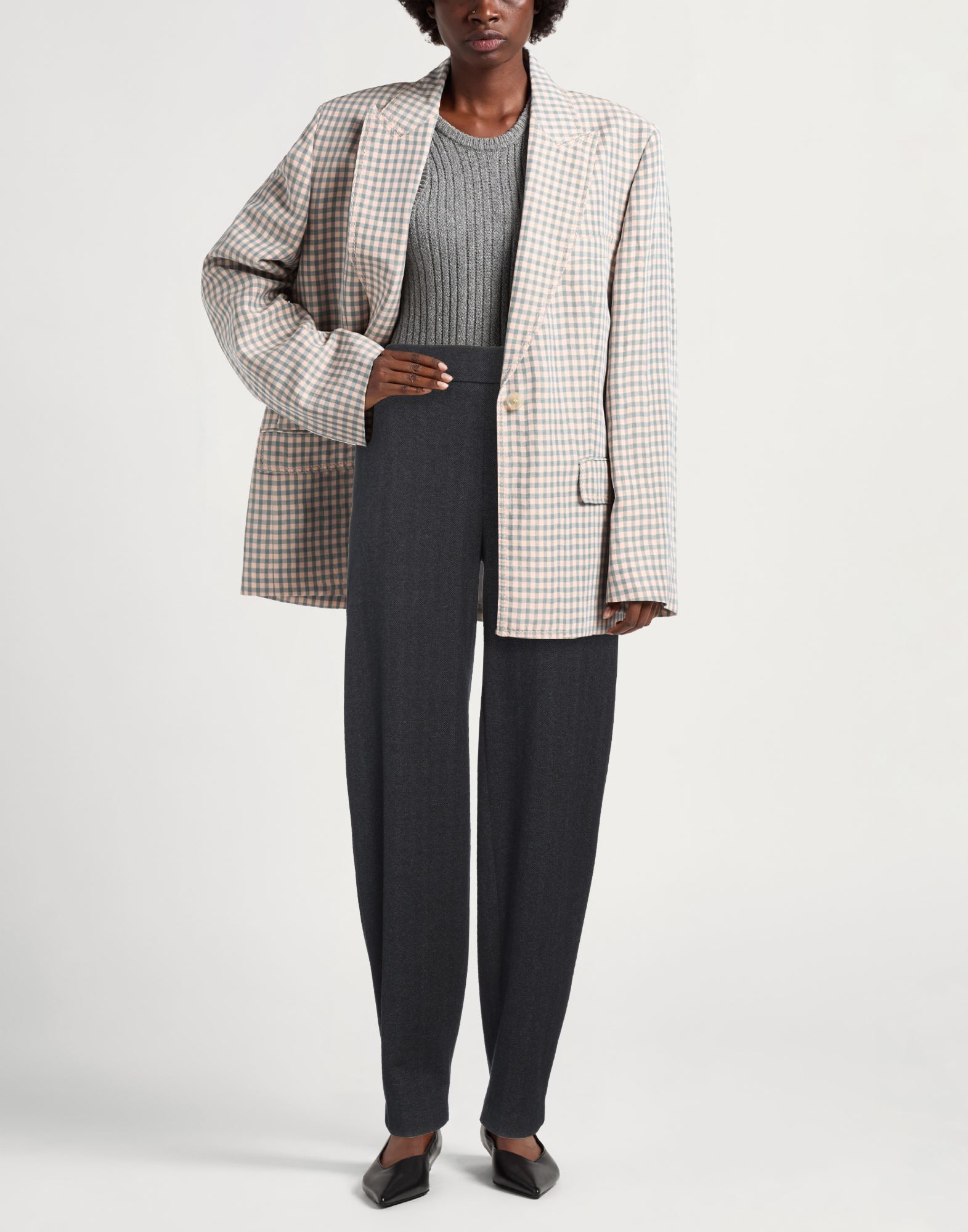EMPORIO ARMANI EMPORIO ARMANI High Waisted Tapered Trousers