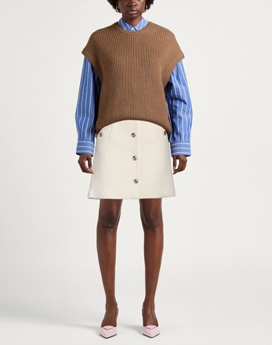 SANDRO Mini Flared Tweed Skirt