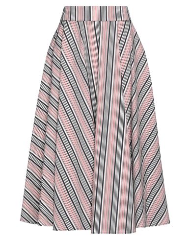 LIVIANA CONTI LIVIANA CONTI Striped Pleated Midi Skirt