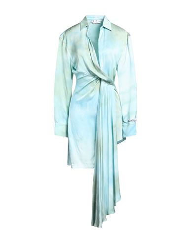 Off-White Tie-Dyed Mini Wrap Dress In Green - 84% Off | Editorialist Off-White Tie-Dyed Mini Wrap Dress In Green - 84% Off | Editorialist