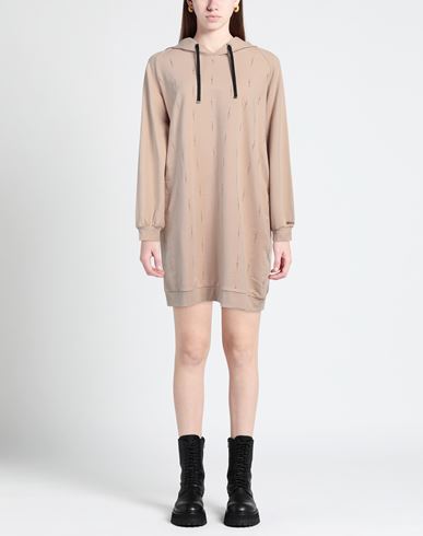 LIU JO LIU •JO Cotton Blend Hooded Mini Dress