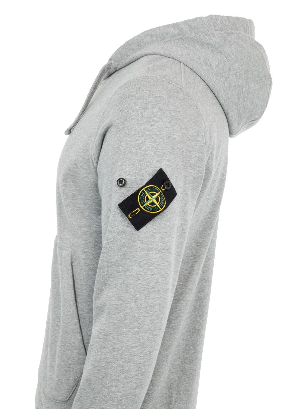 Stone Island Zip-Up Hoodie In Grey - 28% Off | Editorialist