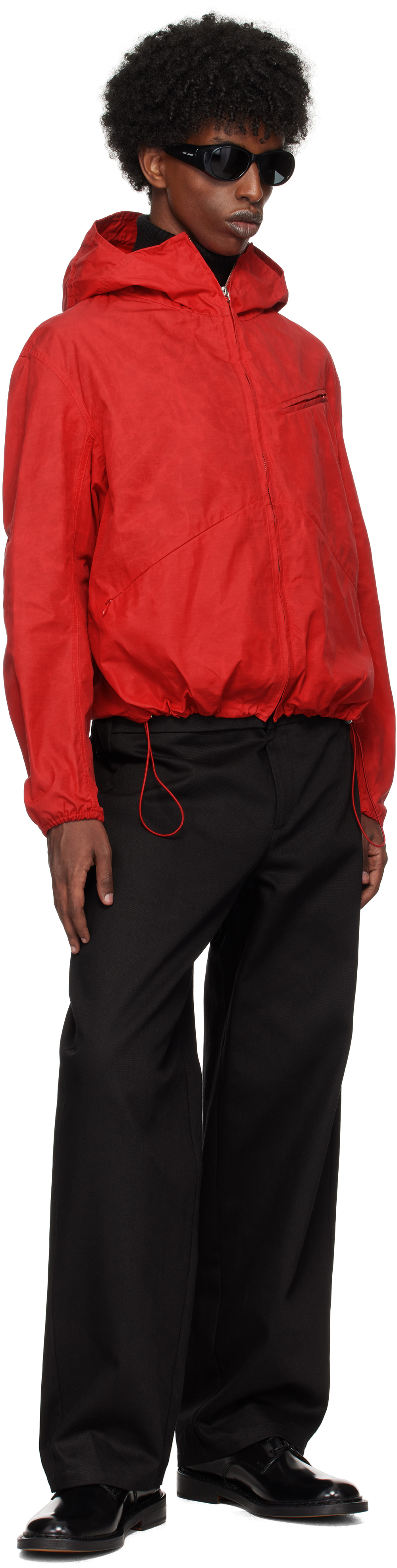 Galilee-By-Sea Terrace Anorak In Red - 37% Off | Editorialist