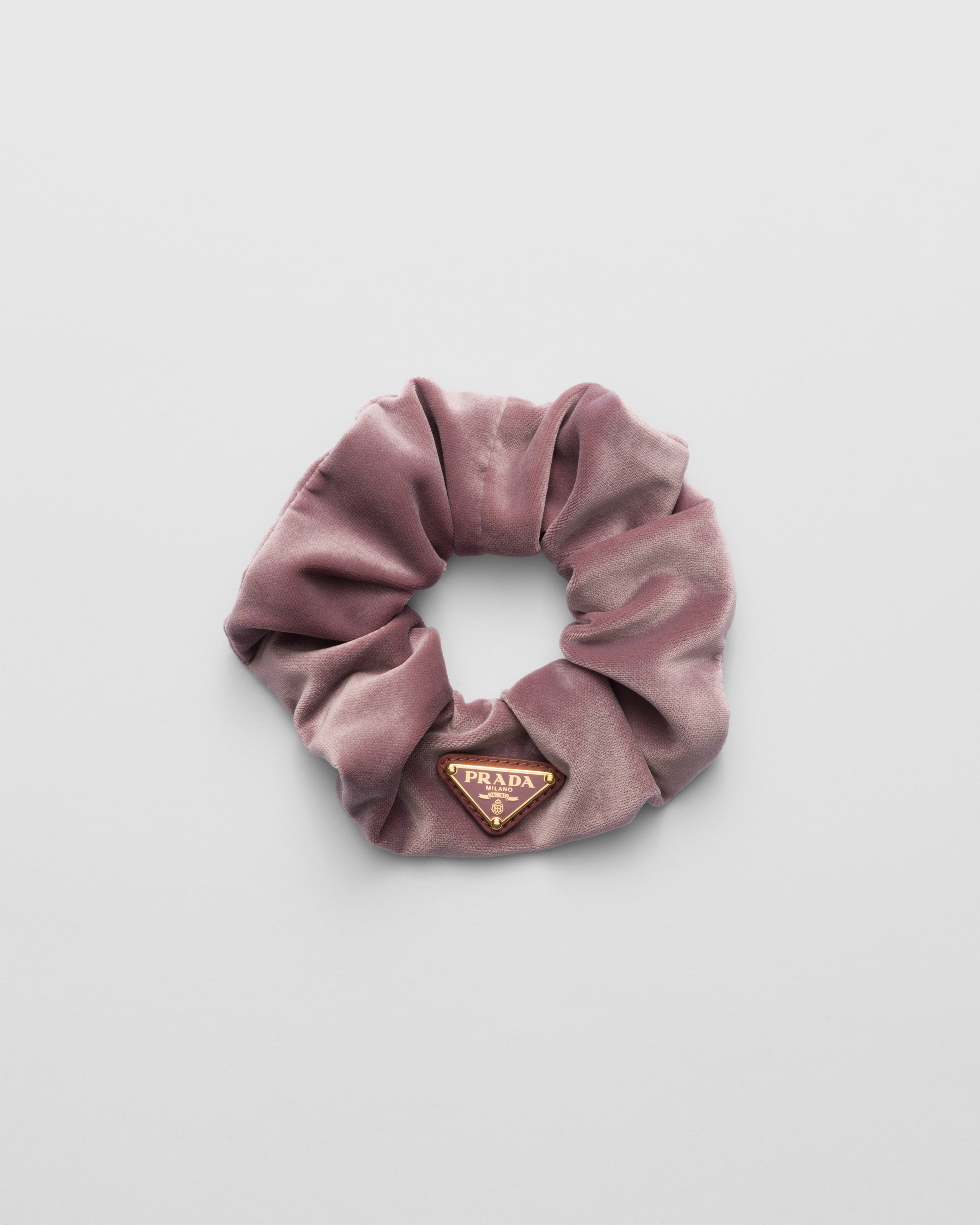 Prada Velvet Scrunchie - Confetti Pink | Editorialist display picture 2