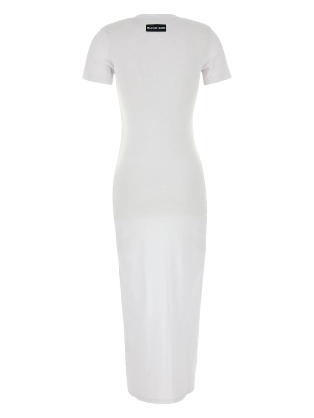 knee length dresses for ladies MARINE SERRE MOON-PRINT JACQUARD MIDI DRESS – TheLuxeLend