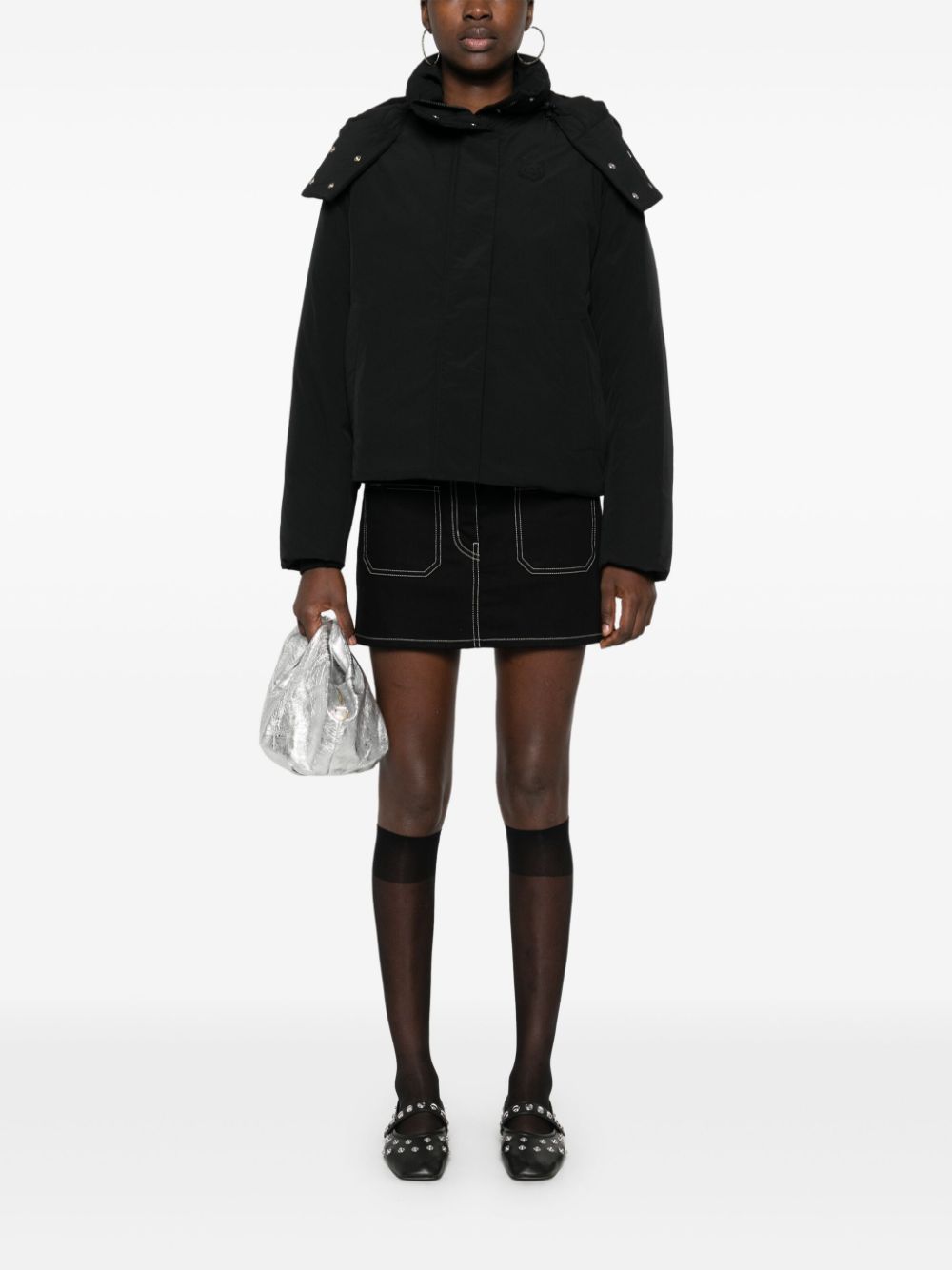 MAISON KITSUNÉ Maison Kitsuné Fox-Patch Puffer Jacket