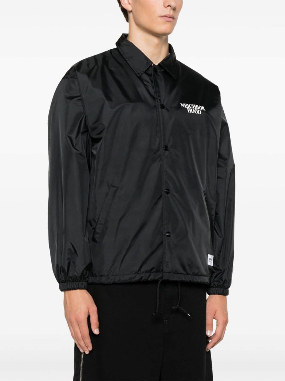 Neighborhood X Malbon Golf Quarter Zip Jacket - Black | Editorialist
