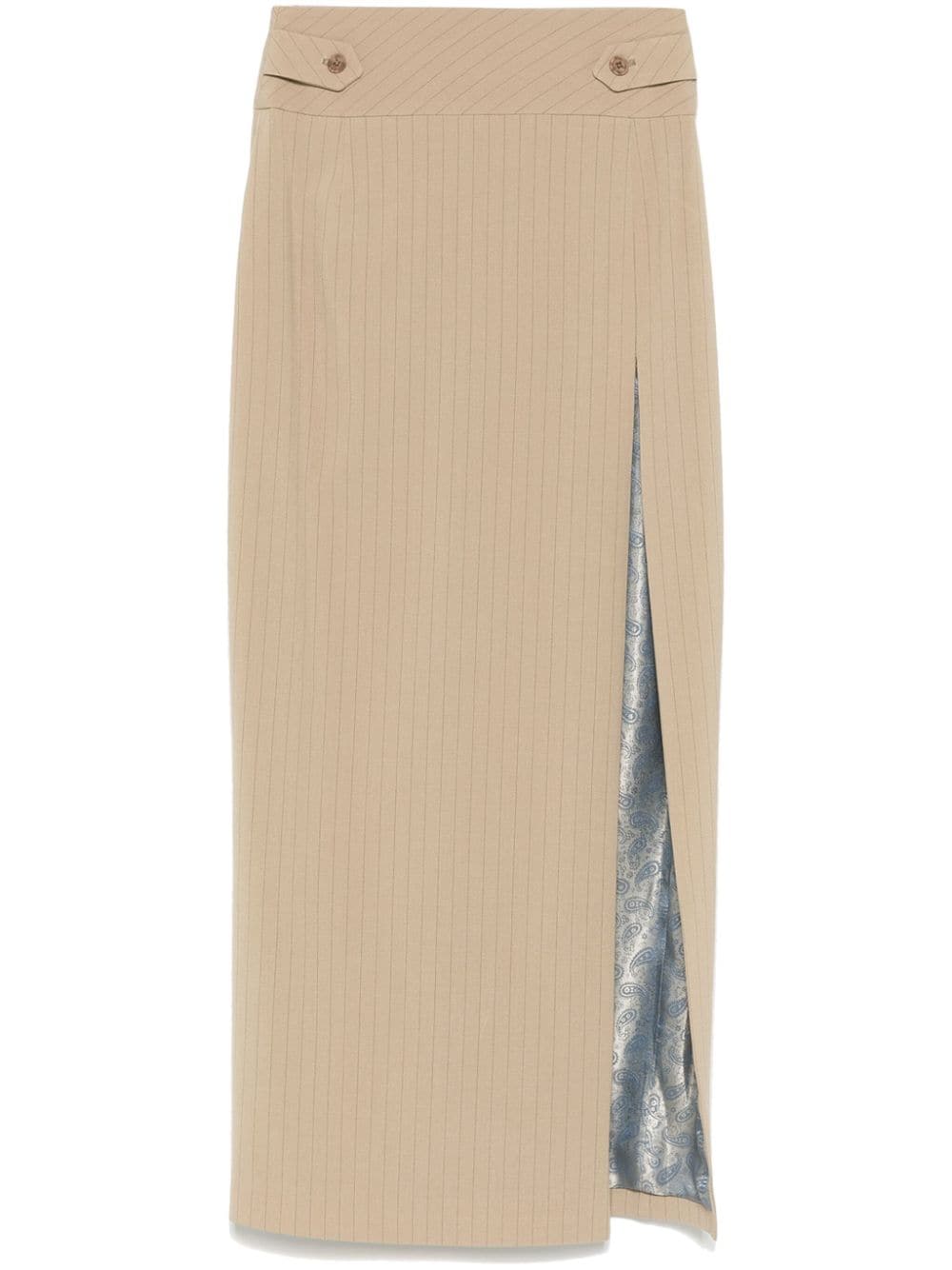 MITILIANE COUTURE MITILIANE COUTURE Pinstriped Maxi Skirt