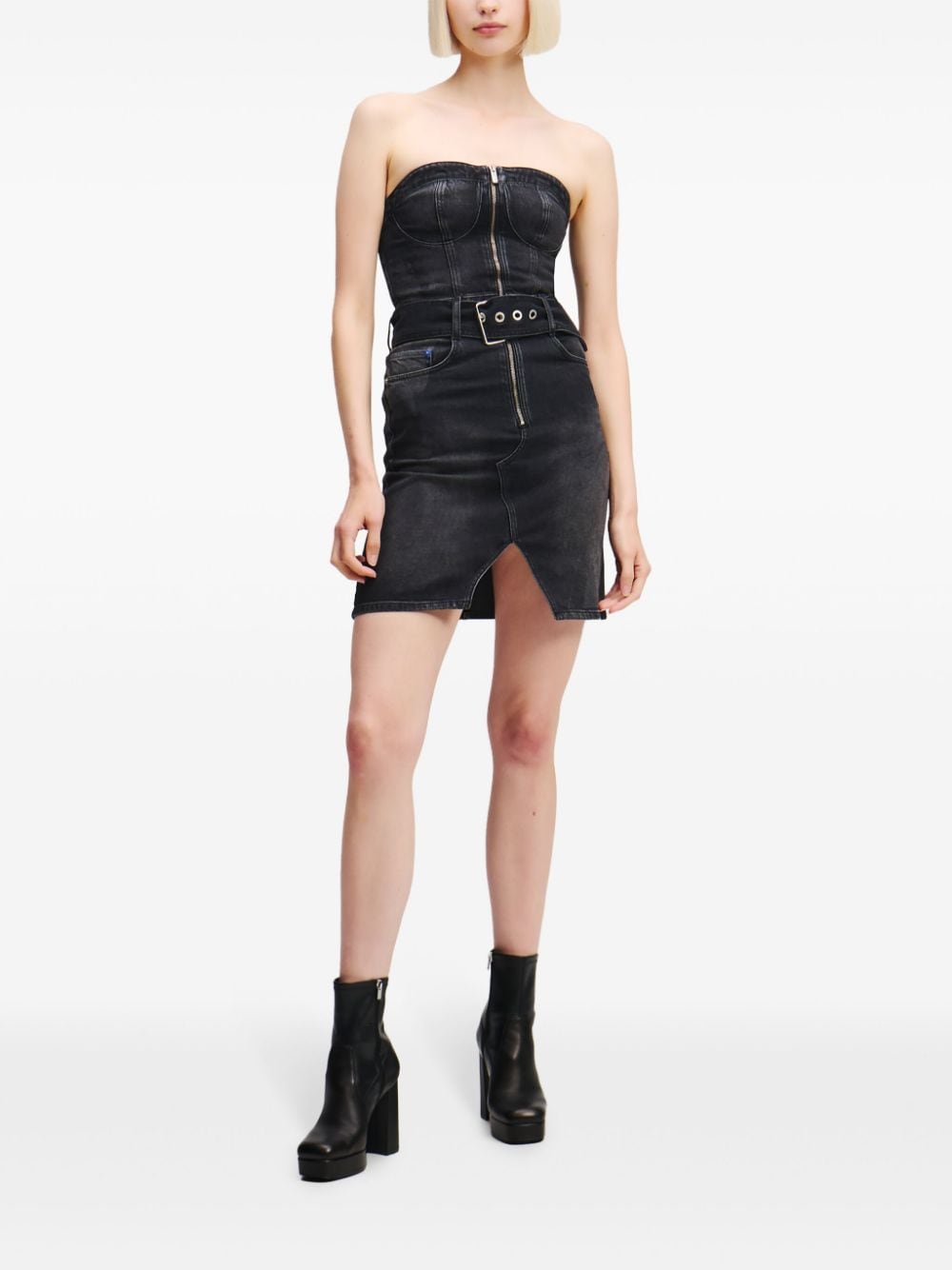 KARL LAGERFELD Karl Lagerfeld Jeans bandeau denim dress