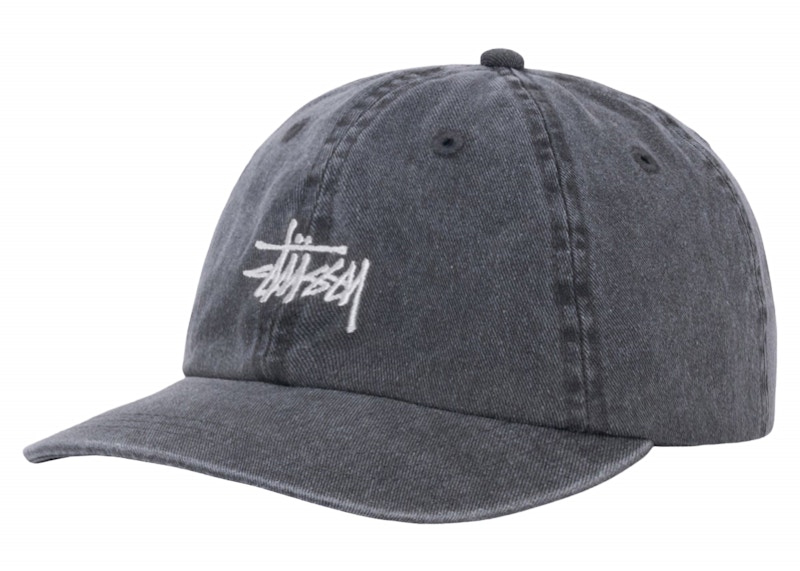 StüSsy Low Pro Basic Strapback - Charcoal | Editorialist