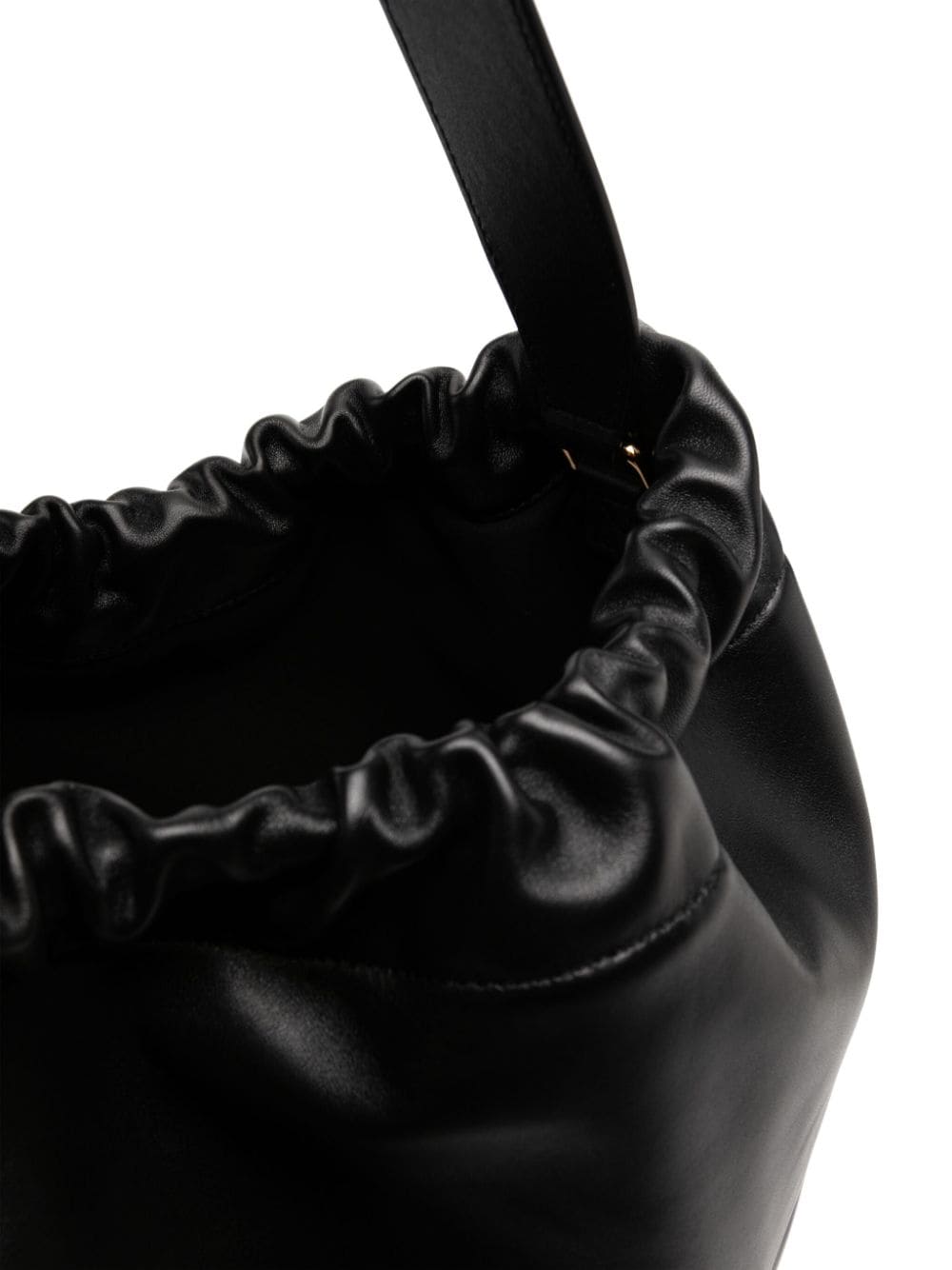 sacai Corner l Drawstring バッグ　バックパック Black Corner Metal Drawstring Bag by sacai on Sale