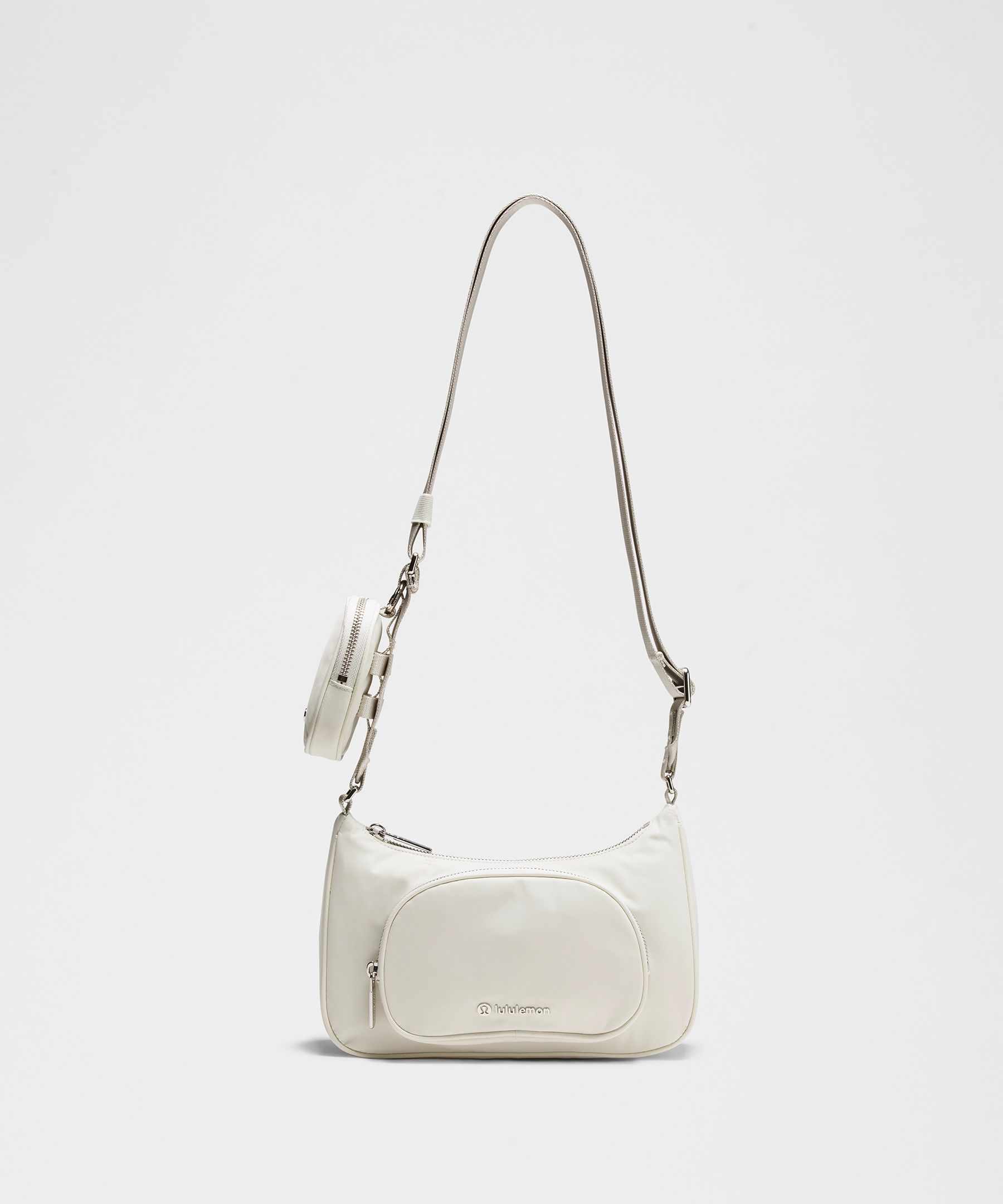 lululemon cross body bag with nano pouch Lululemon Crossbody Bag With Nano Pouch - Bone