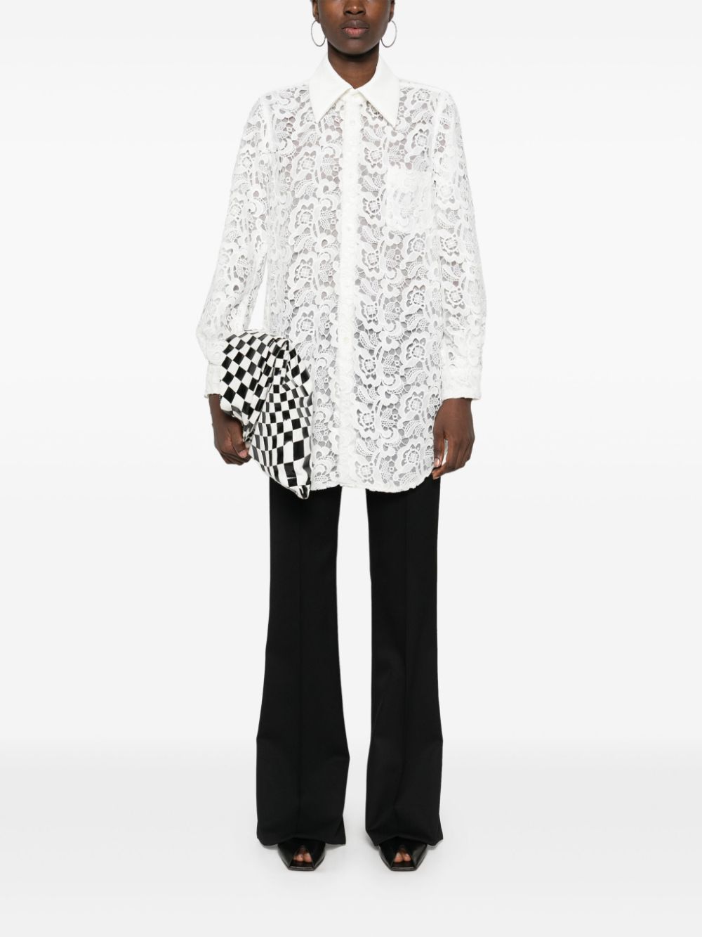 COMME DES GARÇONS Comme Des Garçons Guipure Lace Shirt