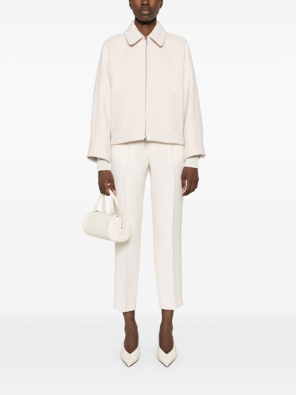 FABIANA FILIPPI Fabiana Filippi Satin-Trim Trousers