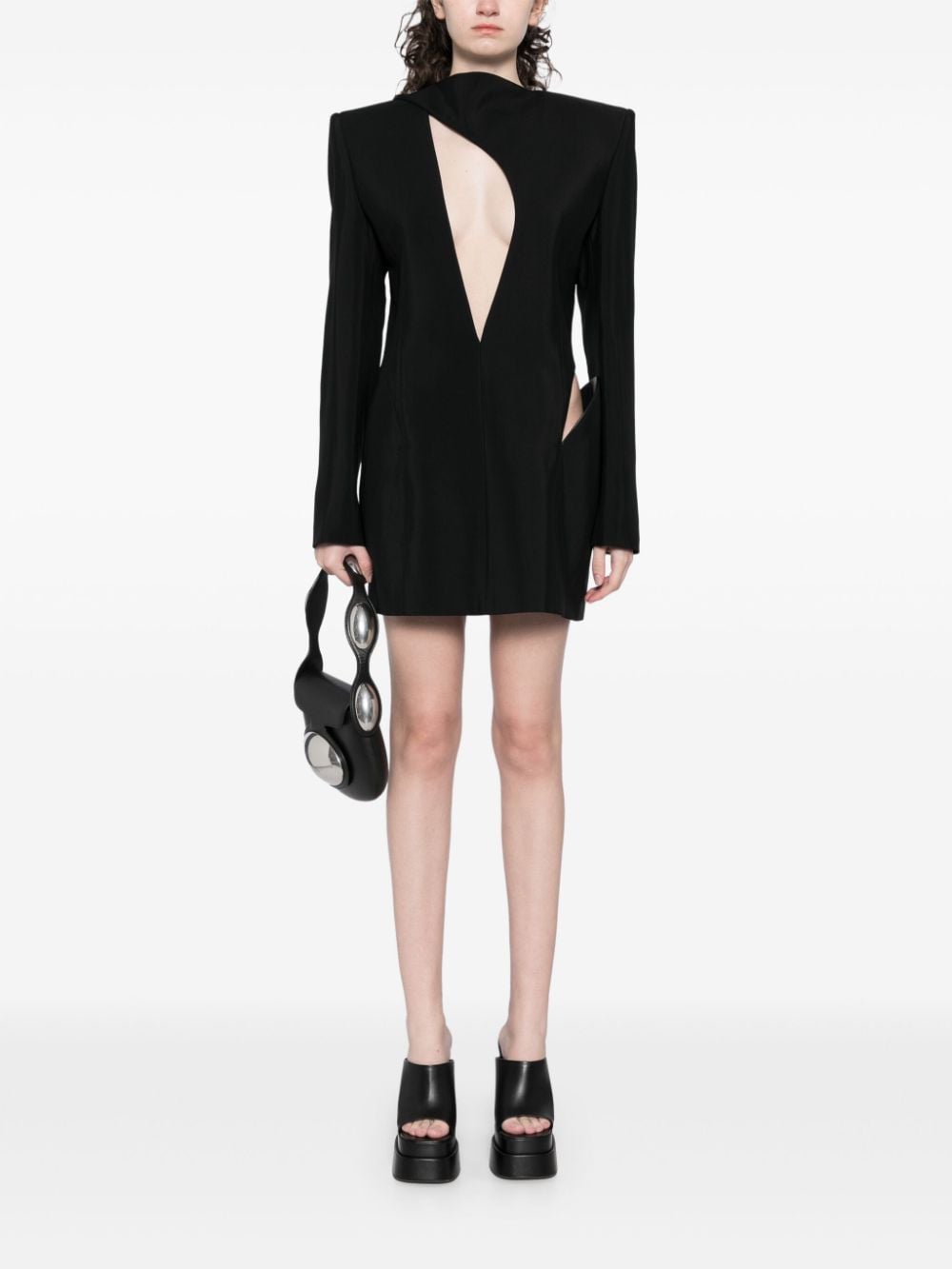MUGLER Mugler Cut-Out Tailored Dress