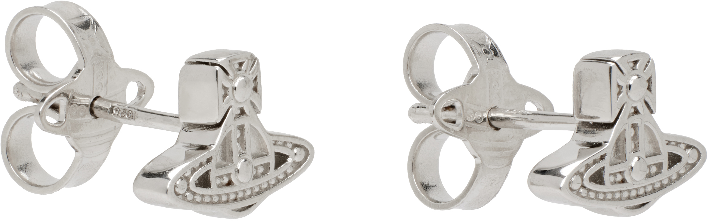 Vivienne Westwood Silver Oslo Earrings - Ss22-P019 | Editorialist