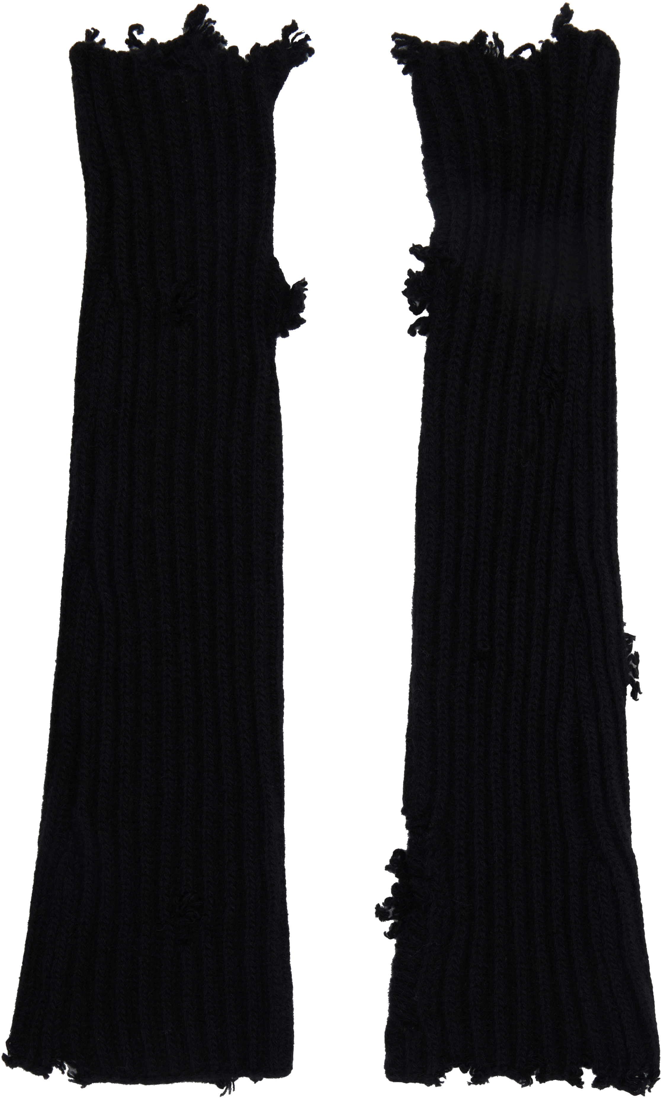 Ann Demeulemeester Zarina Arm Warmers In Black - 10% Off