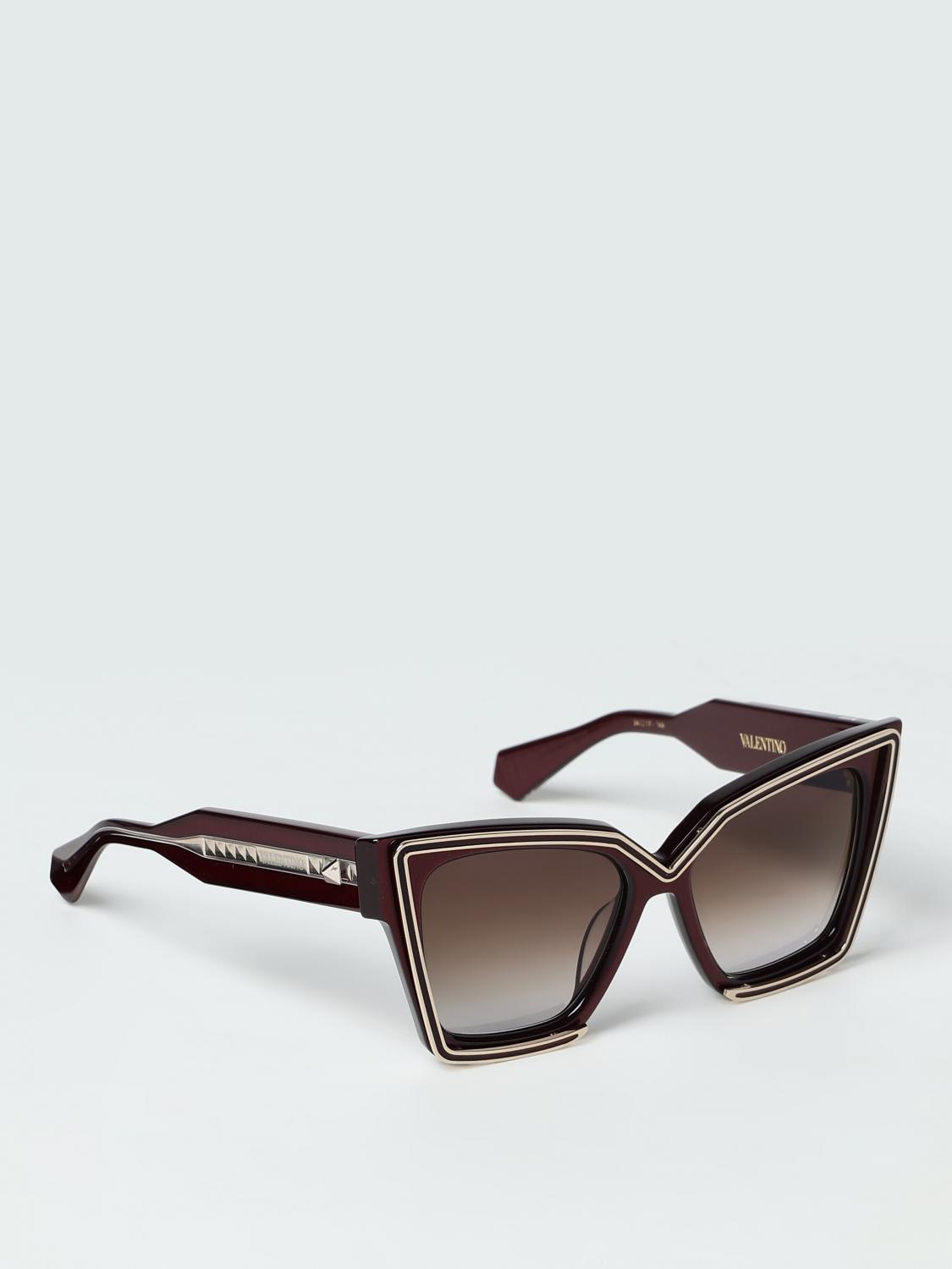 Valentino Garavani Sunglasses - Burgundy | Editorialist display picture 1