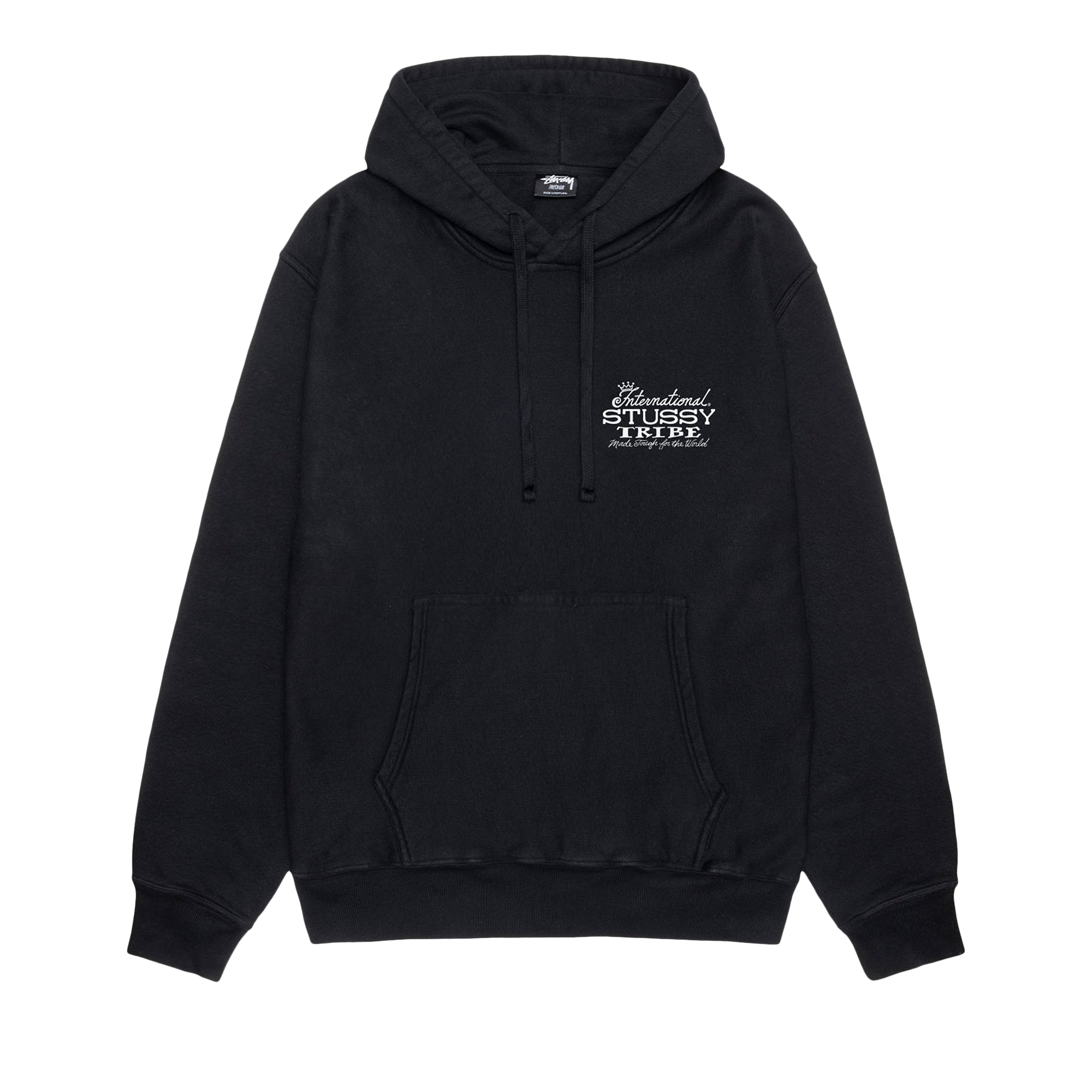 StüSsy 8 Ball Pigment Dyed Hoodie - Black | Editorialist