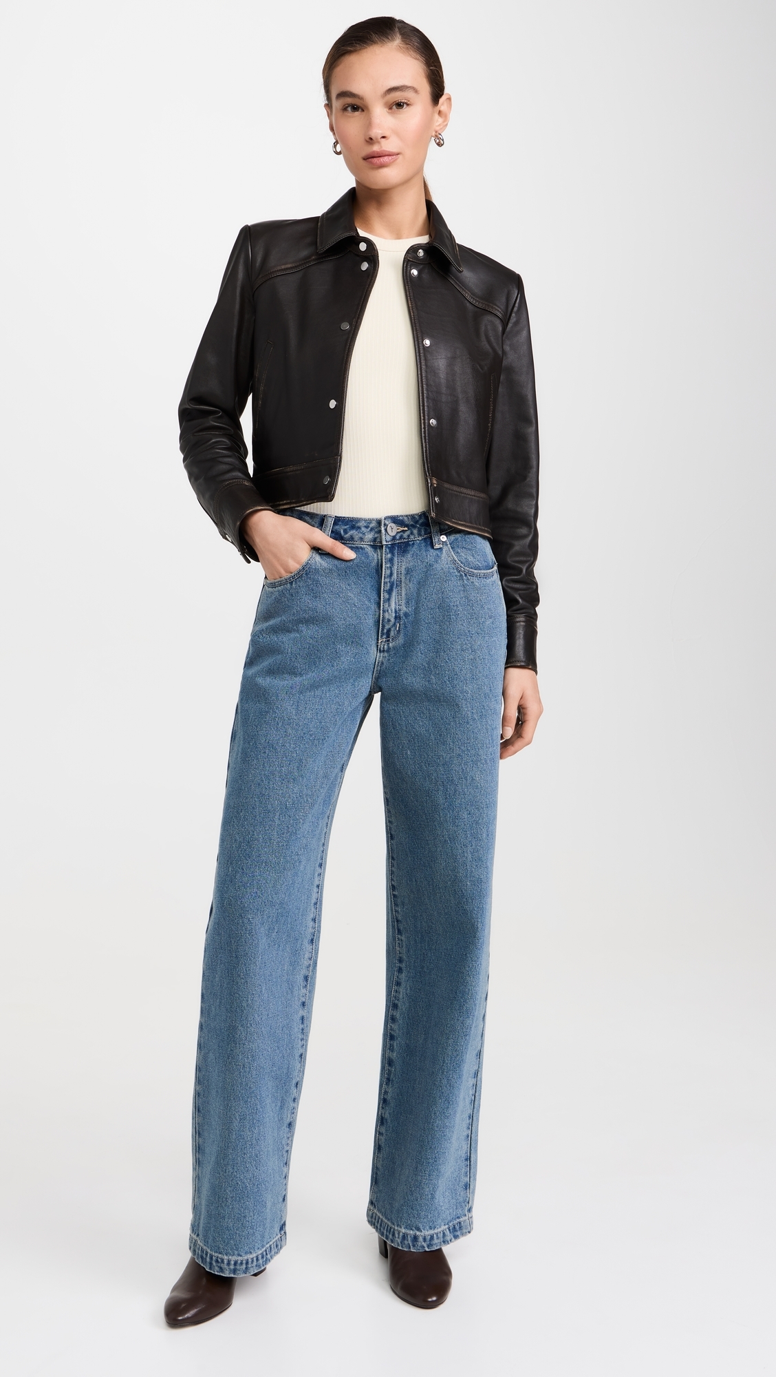 IRO PARIS Demet Leather Jacket