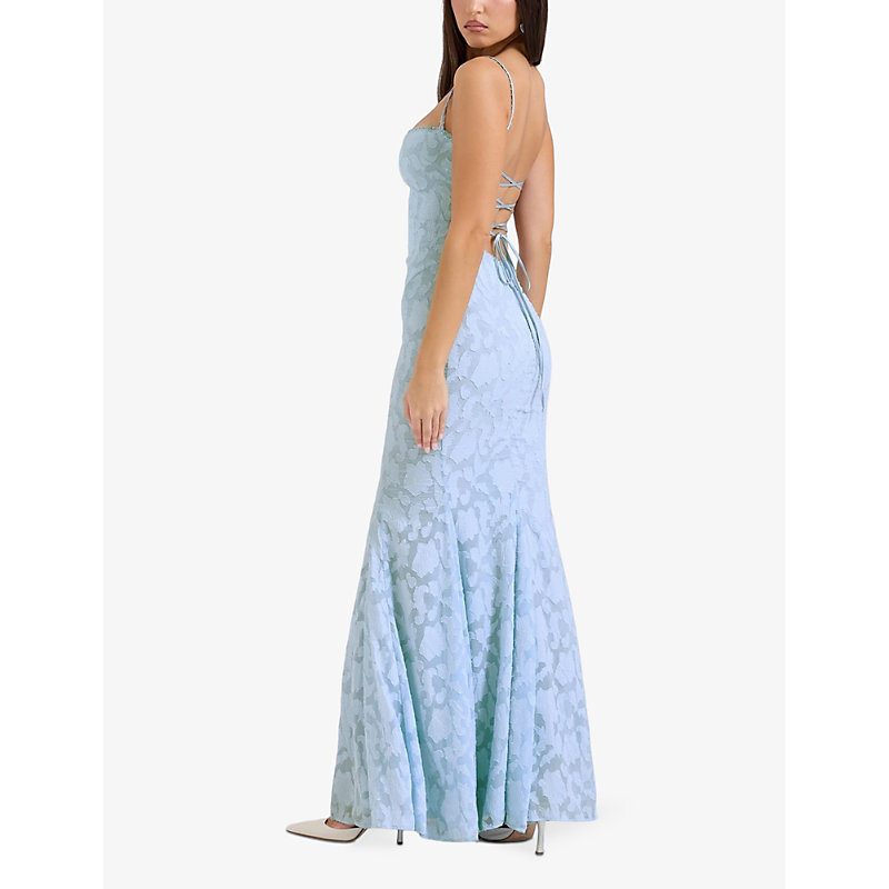 chinese dress ladies Kiata Maxi Dress Bluebell Size XL main image 0
