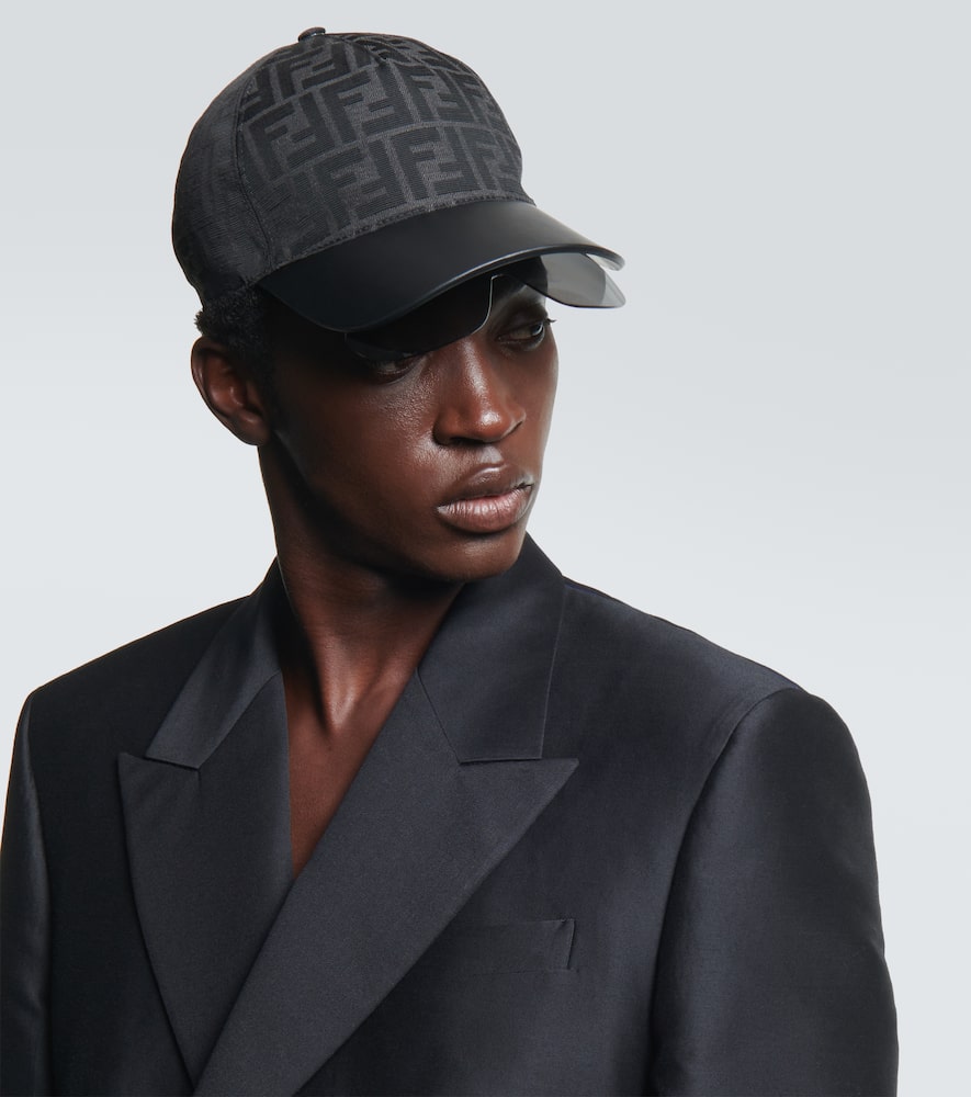 Fendi Ff Baseball Cap With Sunglasses - Black | Editorialist