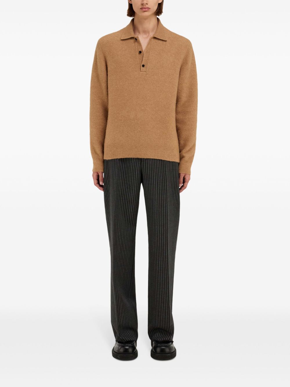 SALVATORE FERRAGAMO knitted polo shirt
