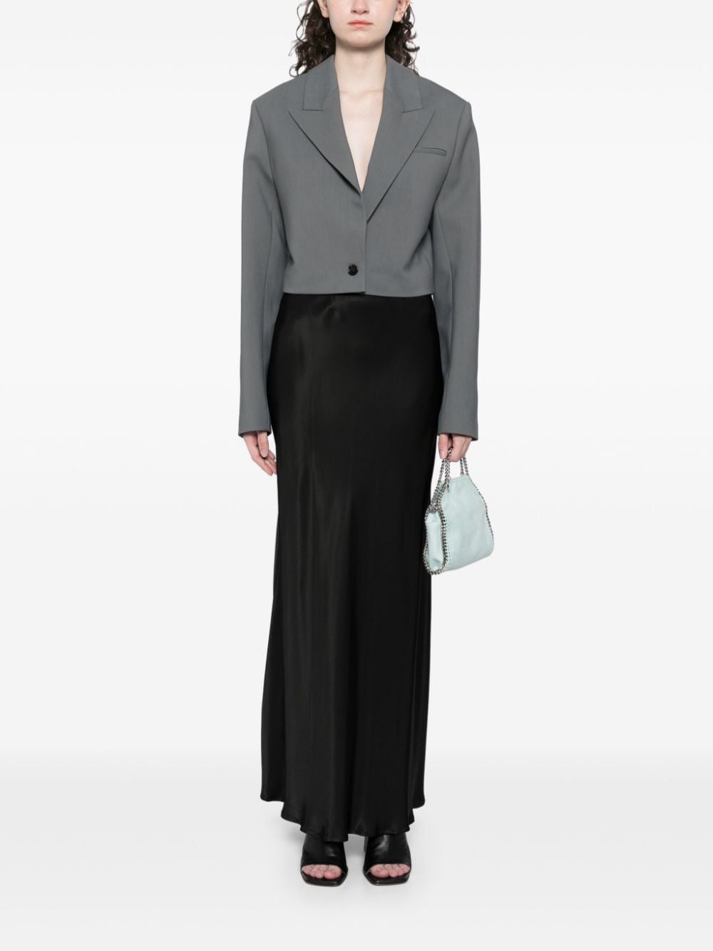 NANUSHKA Nanushka Cropped Boxy Fit Blazer